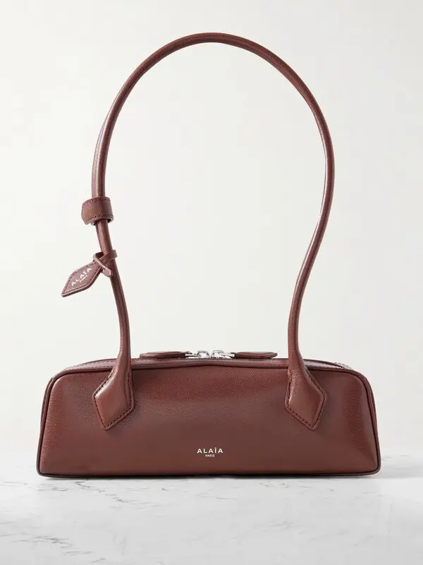 Alaïa Le Teckel Small Leather Shoulder Bag - Brown