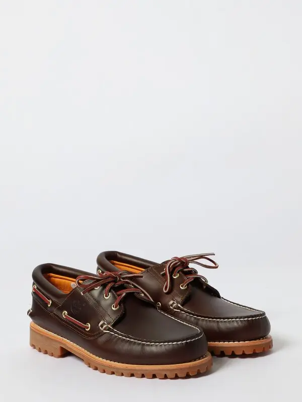Timberland 3-eye Lug Leather Boat Shoes - Brown