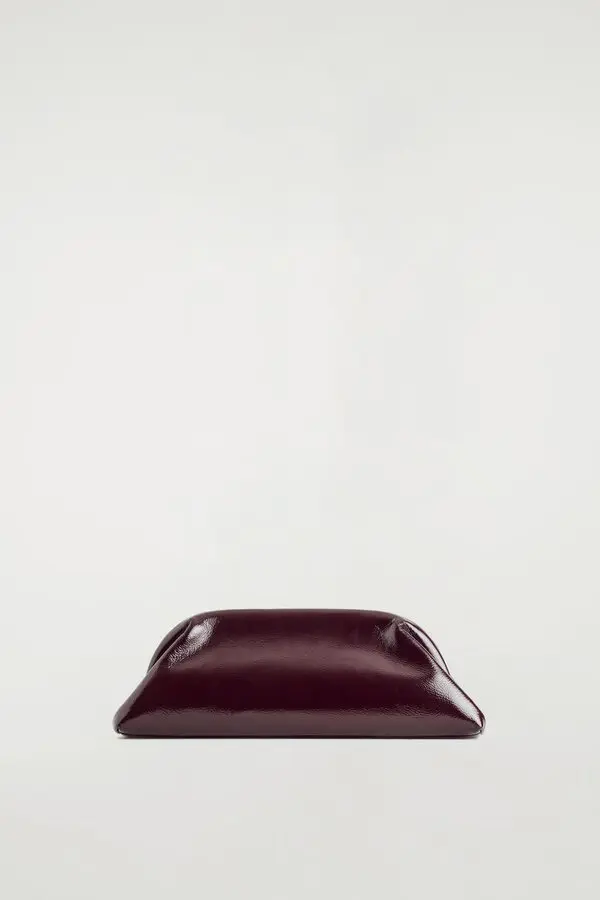 Cos Ingot Leather Clutch
