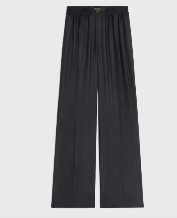 Celine Classic Fit Flannel Trousers