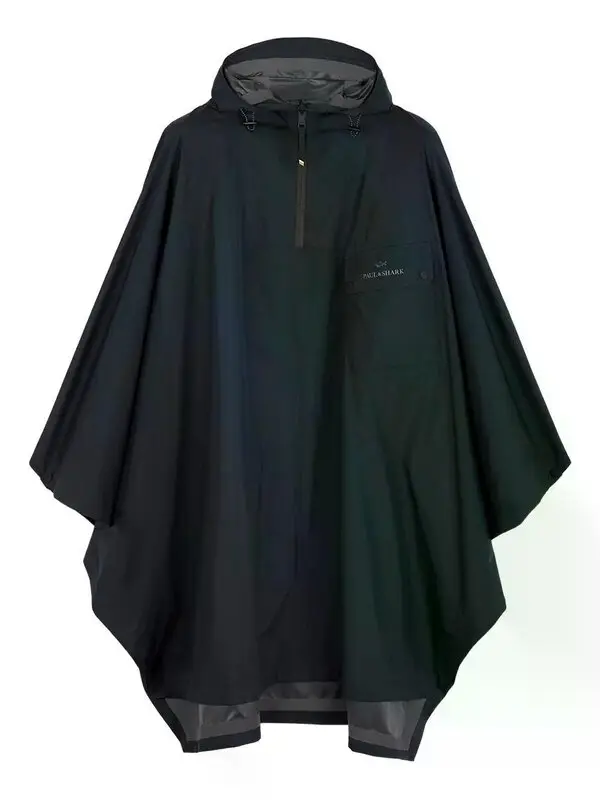 Paul & Shark Typhoon® Hooded Cape - Black