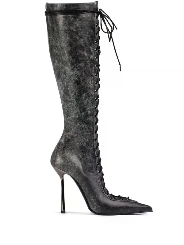 LE SILLA 120mm Collette Lace-up Boots