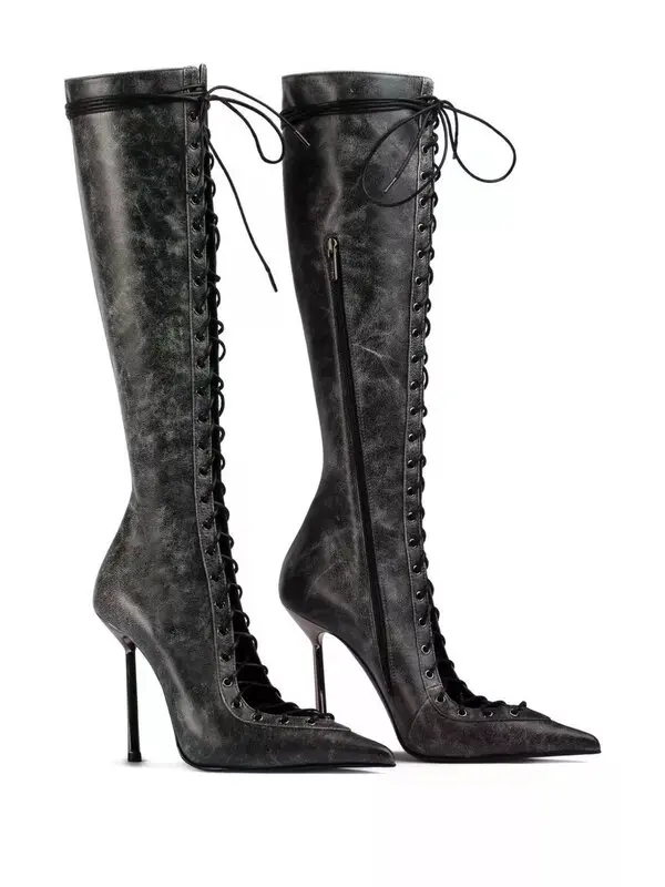 LE SILLA 120mm Collette Lace-up Boots