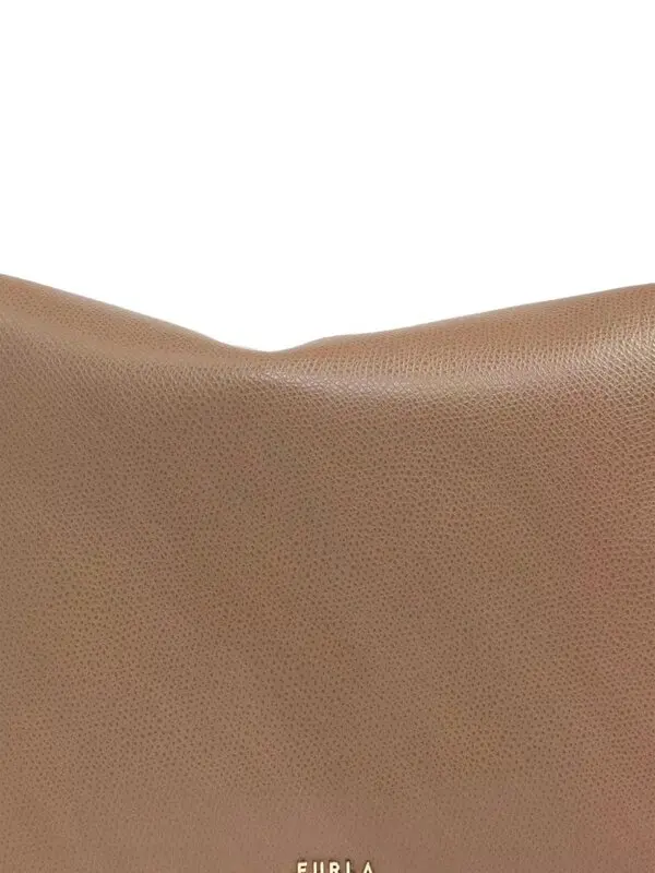 Furla Medium Tonie Leather Shoulder Bag - Neutrals