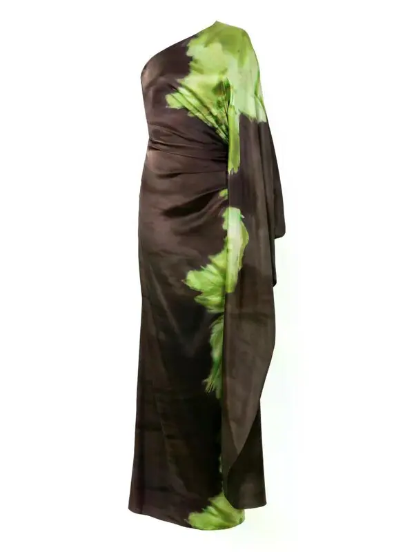 Silvia Tcherassi Afrodita One-shoulder Maxi Dress