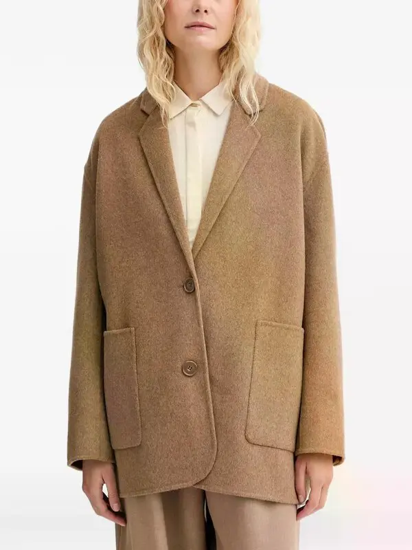 SESSUN Wool-blend Single-breasted Blazer