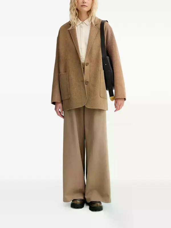 SESSUN Wool-blend Single-breasted Blazer