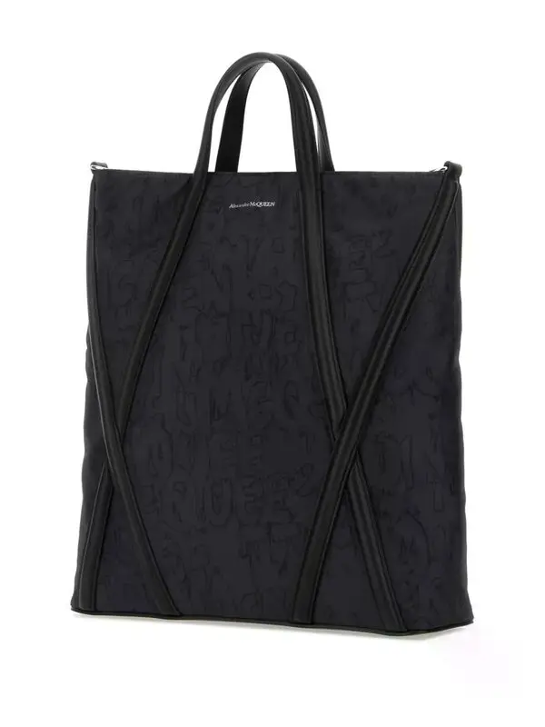 Alexander McQueen Harness Graffiti-print Tote Bag