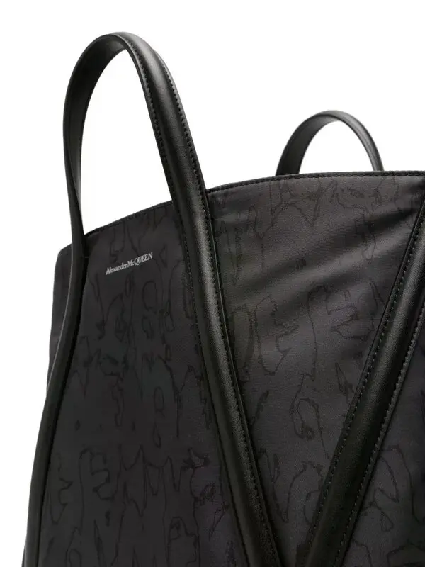 Alexander McQueen Harness Graffiti-print Tote Bag