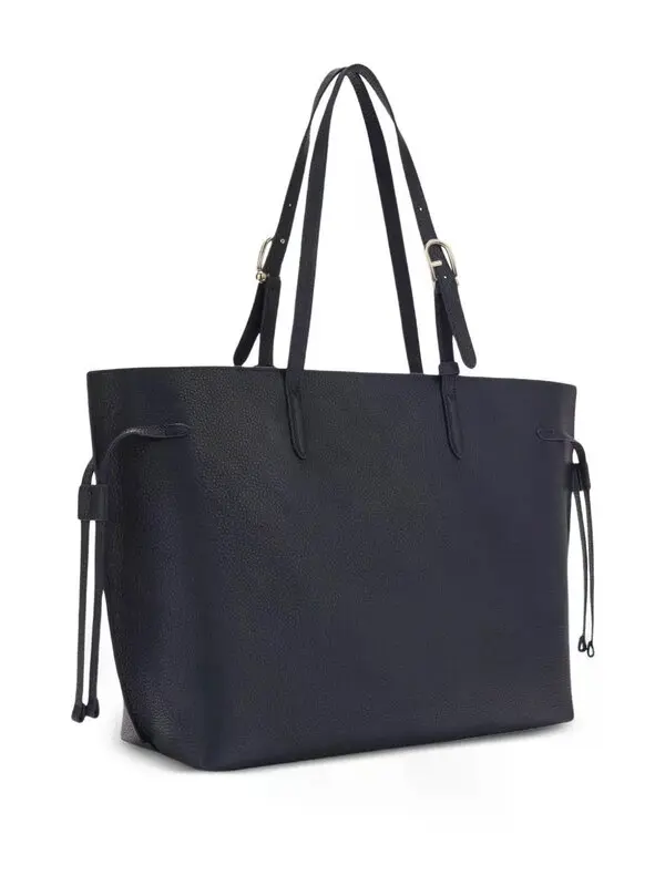 Furla Large Leather Ava Tote Bag - Blue