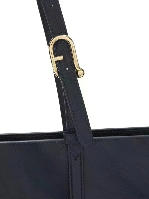 Furla Large Leather Ava Tote Bag - Blue