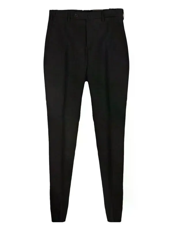 Incotex Pleated Tailored Trousers - Black