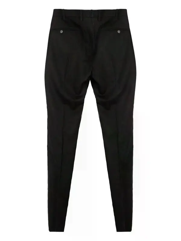 Incotex Pleated Tailored Trousers - Black