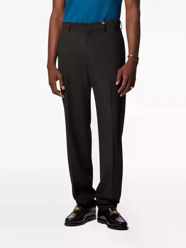 Versace Medusa Detail Button Trousers