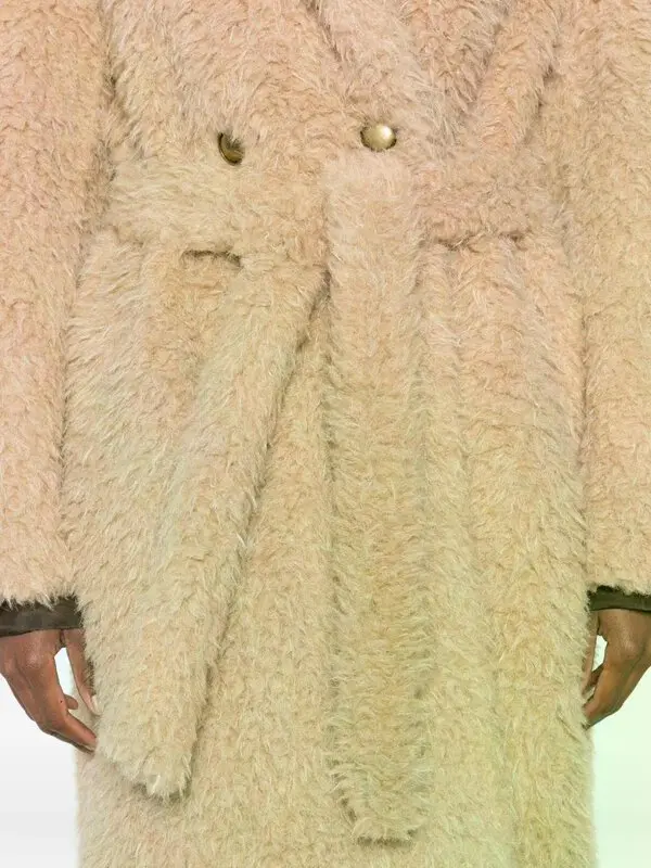 GLOX Belted Double-breasted Coat
