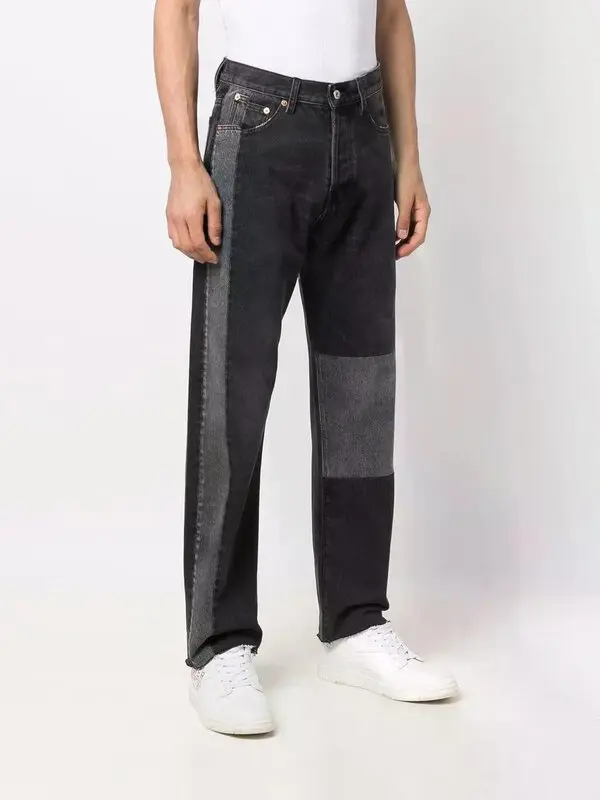 Valentino Garavani Patchwork Straight-leg Trousers
