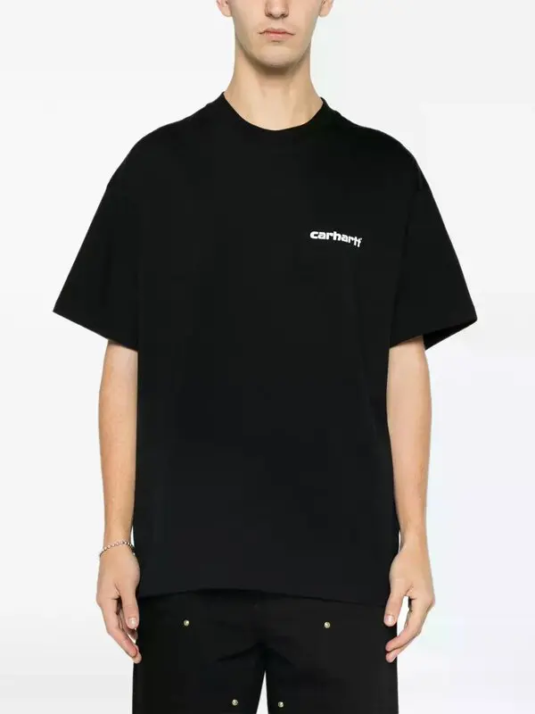 Carhartt Work In Progress Logo-print T-shirt - Black