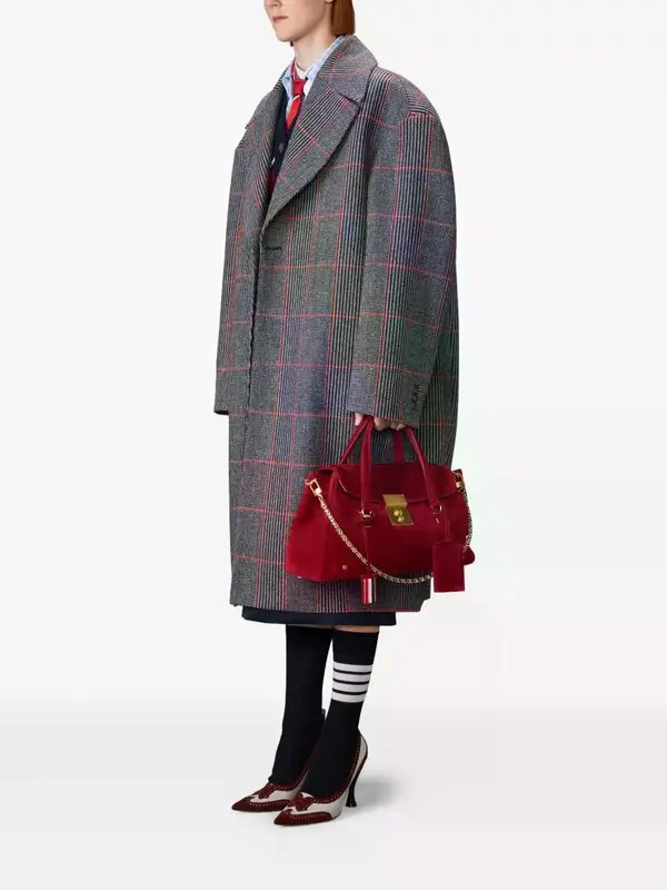 Thom Browne Mrs. Thom Calf-suede Holdall Bag