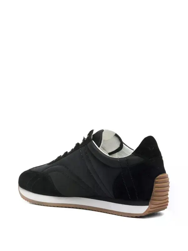 TOTEME Padded Lace-up Sneakers - Black