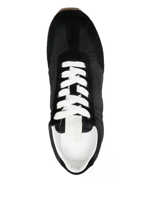 TOTEME Padded Lace-up Sneakers - Black