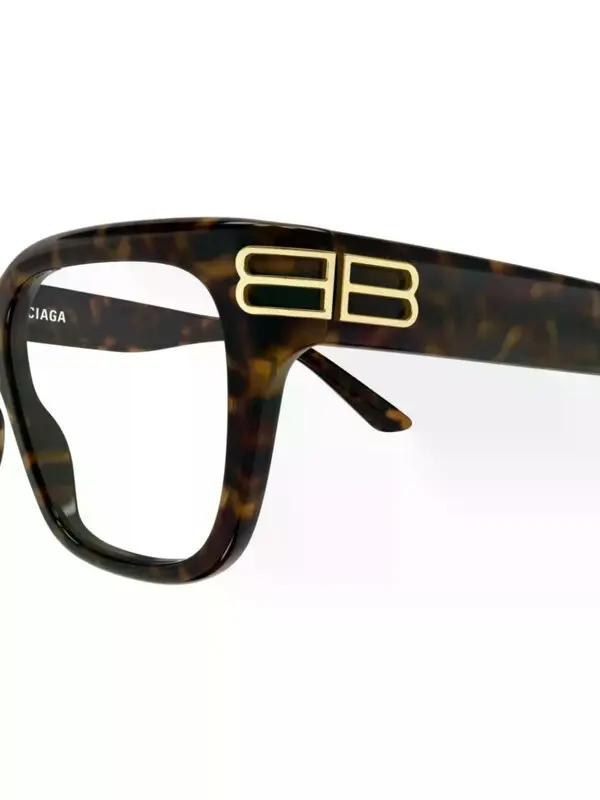 Balenciaga Square-frame Logo Glasses
