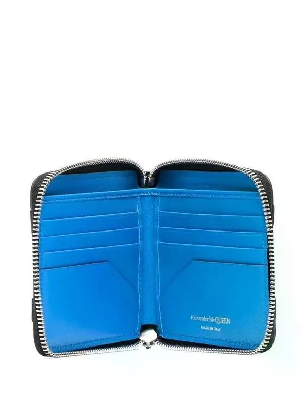 Alexander McQueen Engraved-logo Bi-fold Wallet