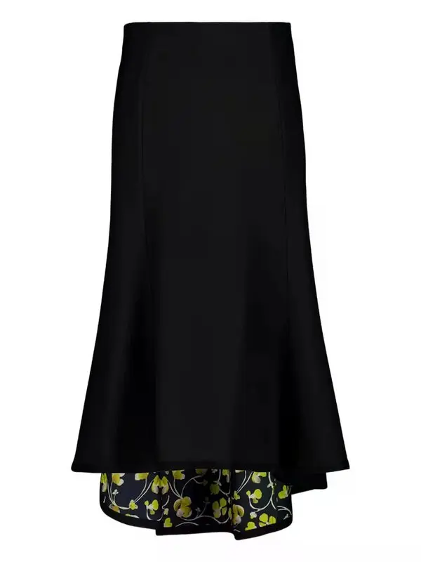 La DoubleJ Zip-fastening Midi Skirt