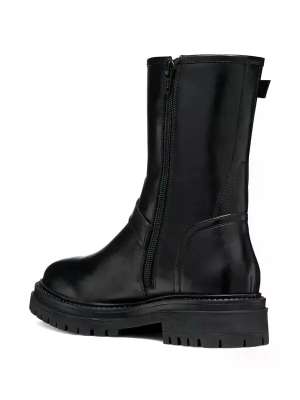 Geox 45mm Iridea Buckled Biker Boots