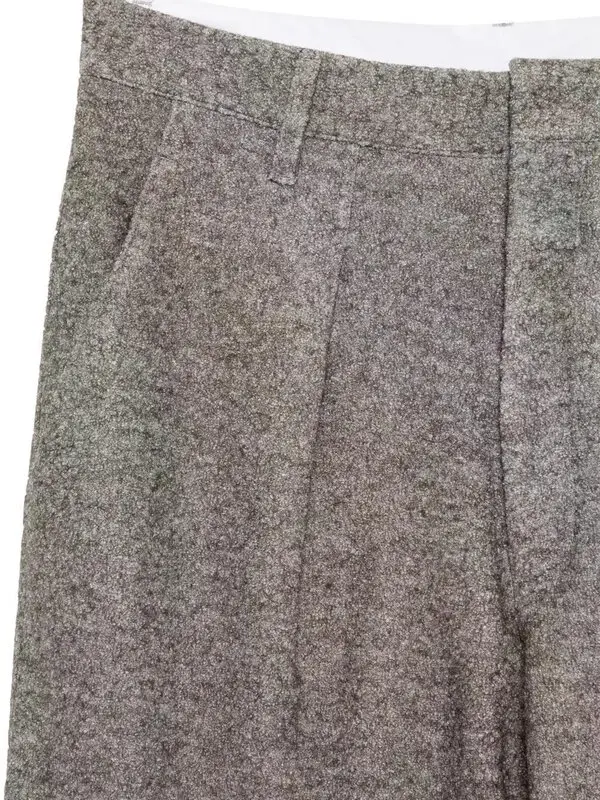 RANRA Pleated Cuffed Trousers