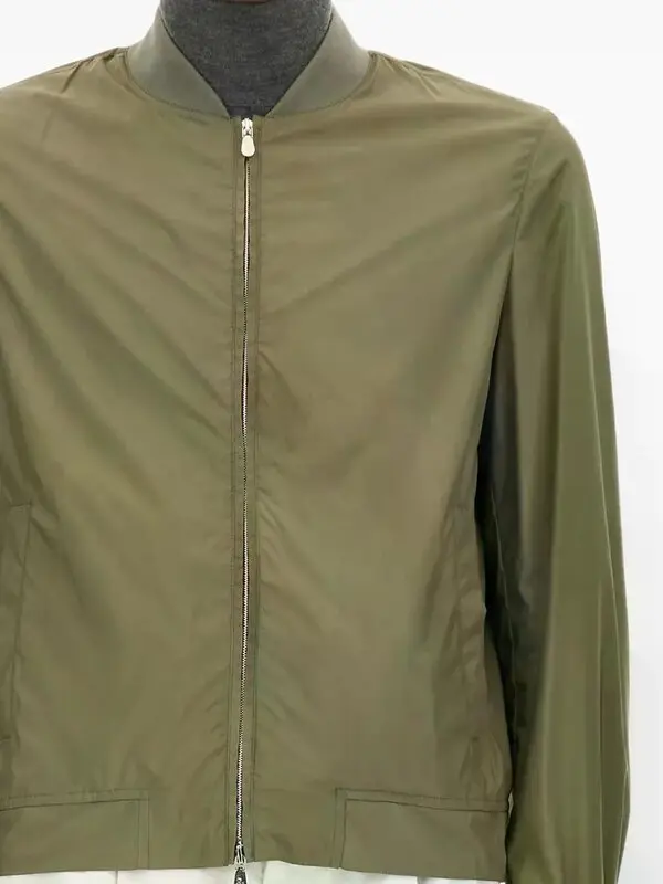 Brunello Cucinelli Zip-up Bomber Jacket - Green