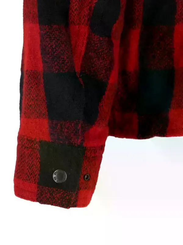 Junya Watanabe Checked-pattern Zip-up Shirt Jacket
