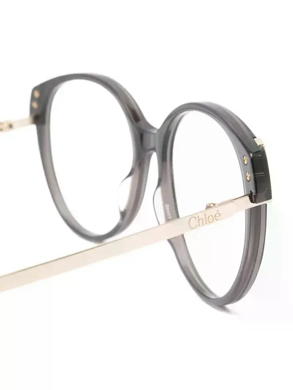 Chloé Round Frame Eyeglasses - Grey