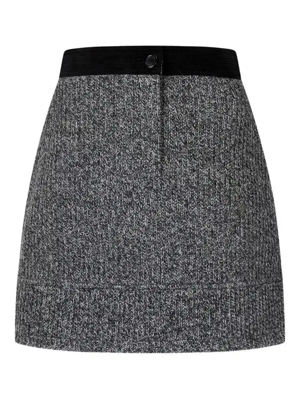 STUDIO TOMBOY Knitted Mini Skirt - Grey