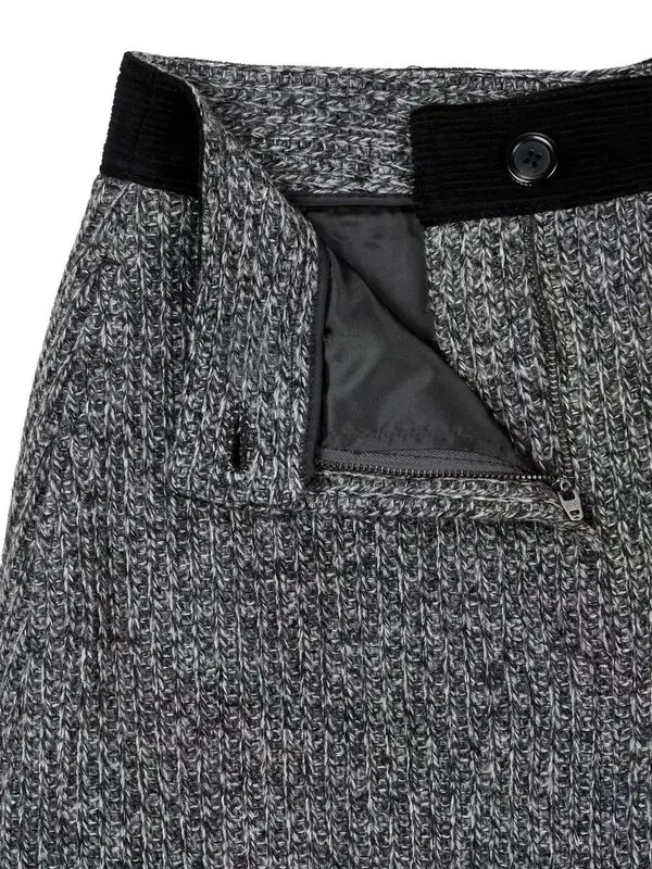 STUDIO TOMBOY Knitted Mini Skirt - Grey