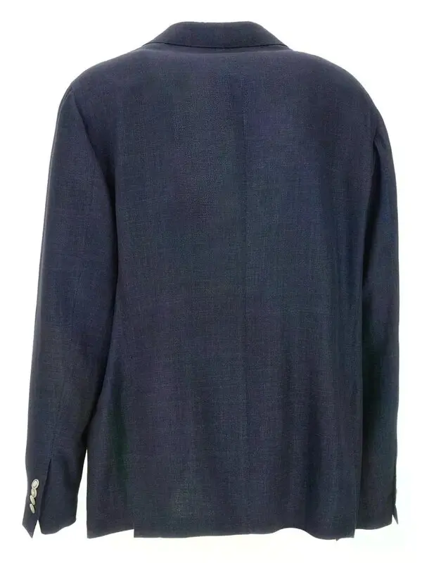 BARBA NAPOLI Peak-lapel Patch-pocket Blazer