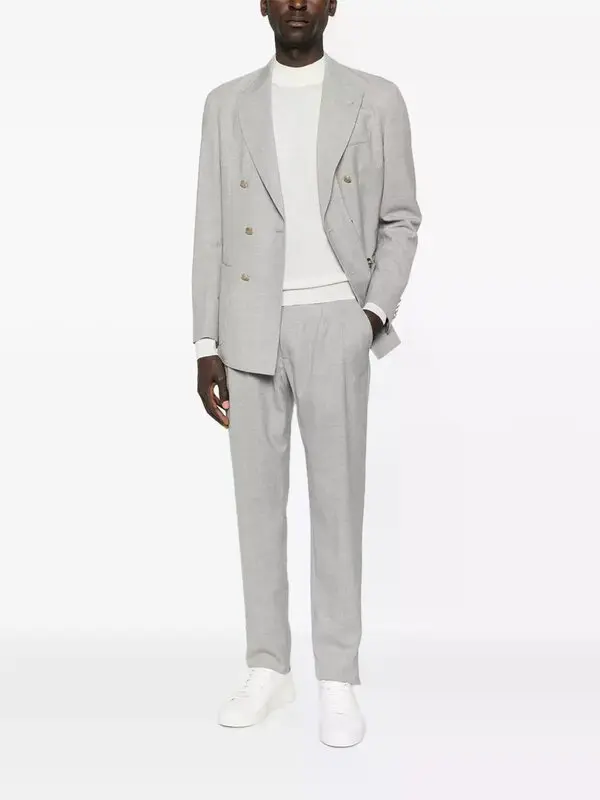 Eleventy Double-breasted Suit - Grey