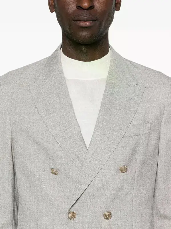 Eleventy Double-breasted Suit - Grey