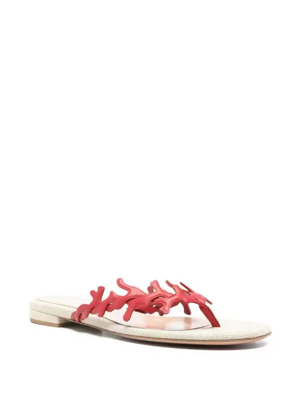 GIANVITO ROSSI Ocean Thong-strap Flat Sandals
