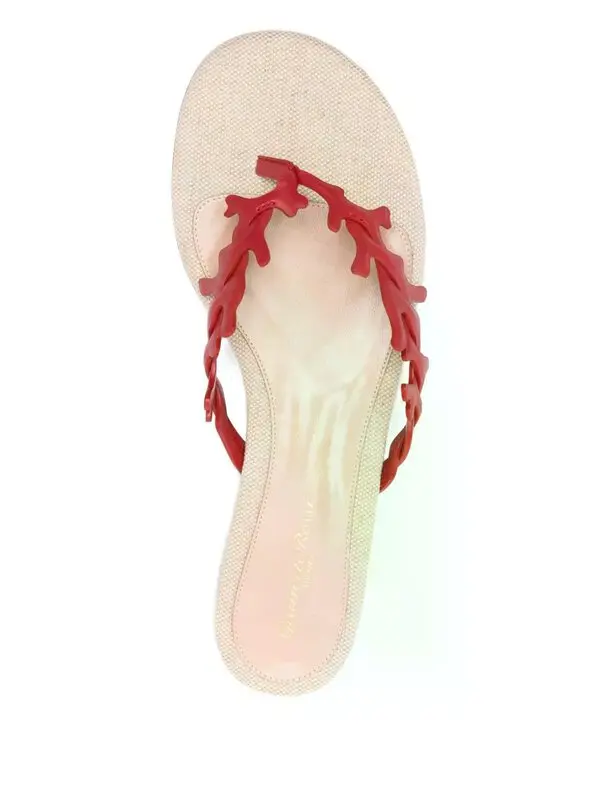 GIANVITO ROSSI Ocean Thong-strap Flat Sandals