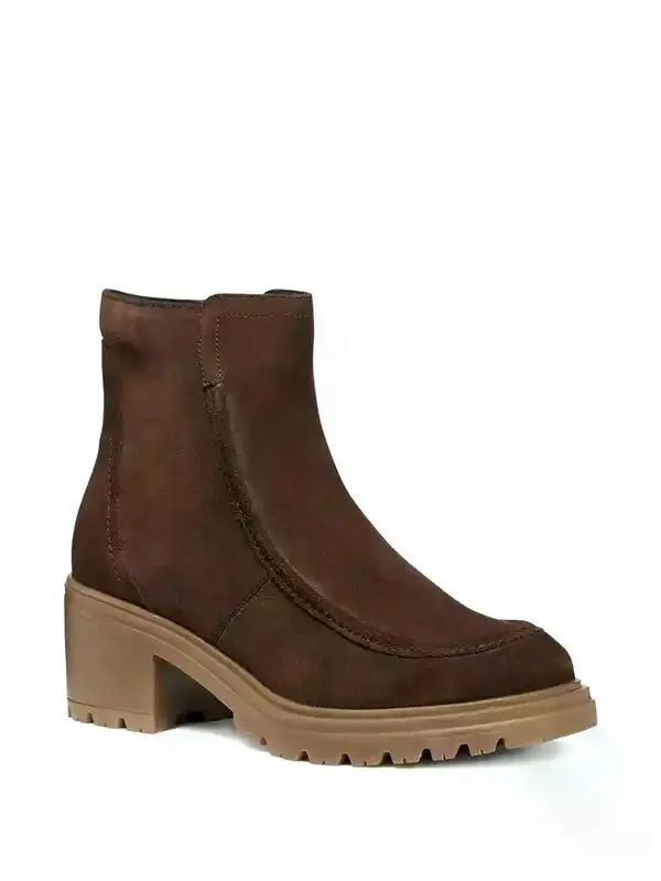 Geox Block Heel Zip-fastening Boots