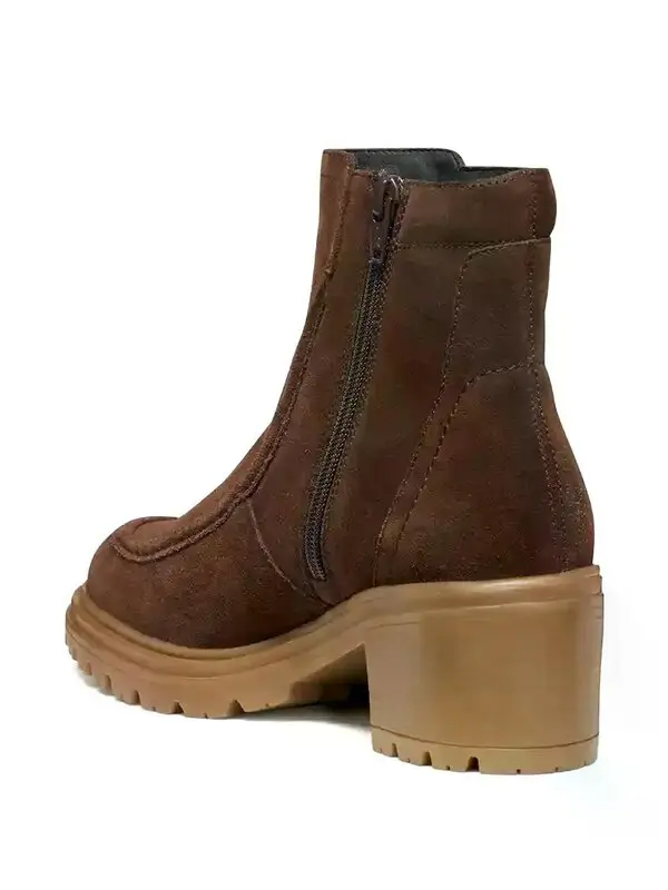 Geox Block Heel Zip-fastening Boots