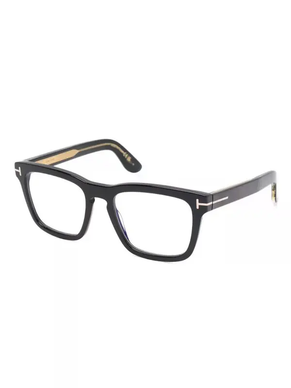 TOM FORD Rectangle-frame Glasses - Black