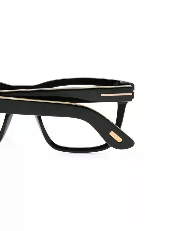 TOM FORD Rectangle-frame Glasses - Black