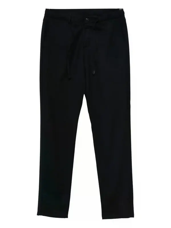 Canali Drawstring Trousers - Blue