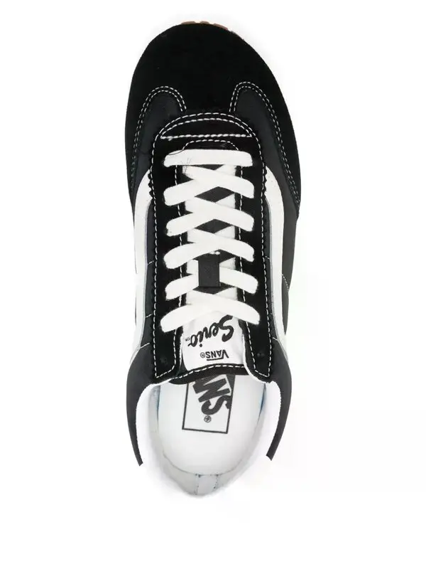 VANS Lowpro Stripe-detail Sneakers - Black