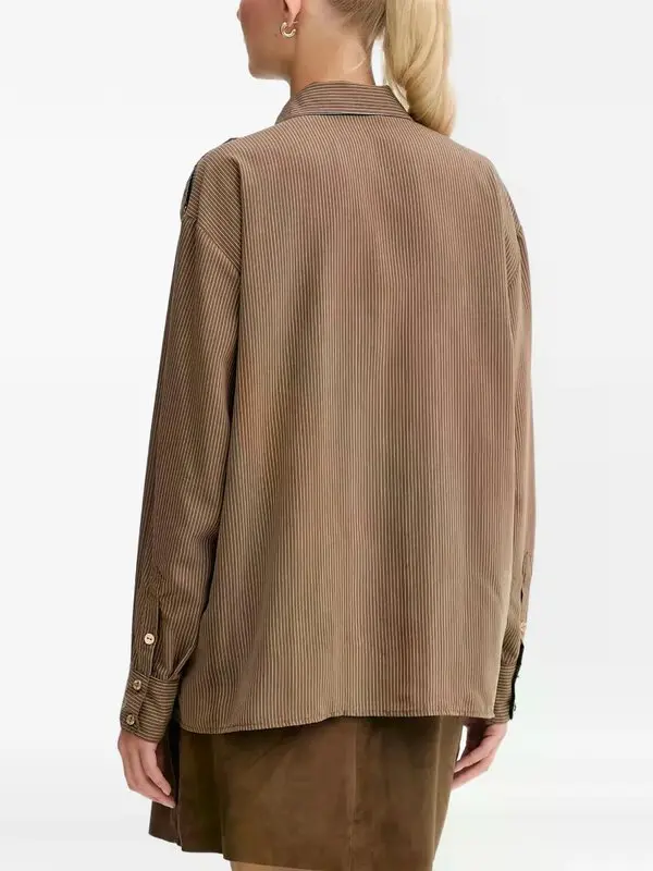 SESSUN Pinestripe Shirt