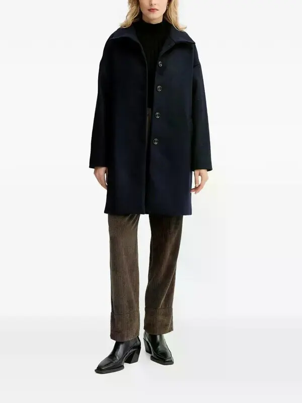SESSUN Single-breasted Oversized Coat