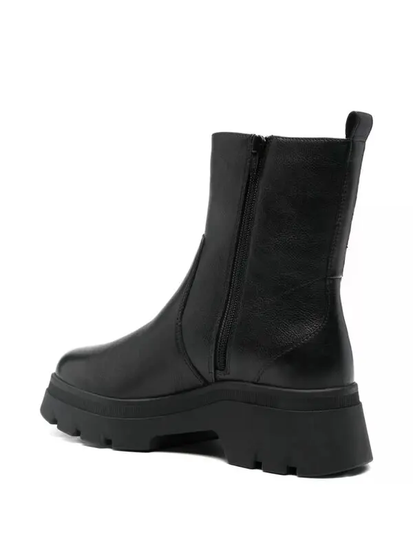 Geox Leather Lug Sole Boots