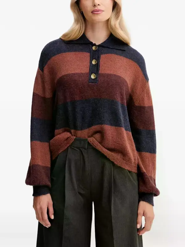 SESSUN Striped Knit Top