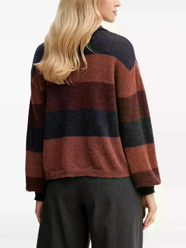 SESSUN Striped Knit Top
